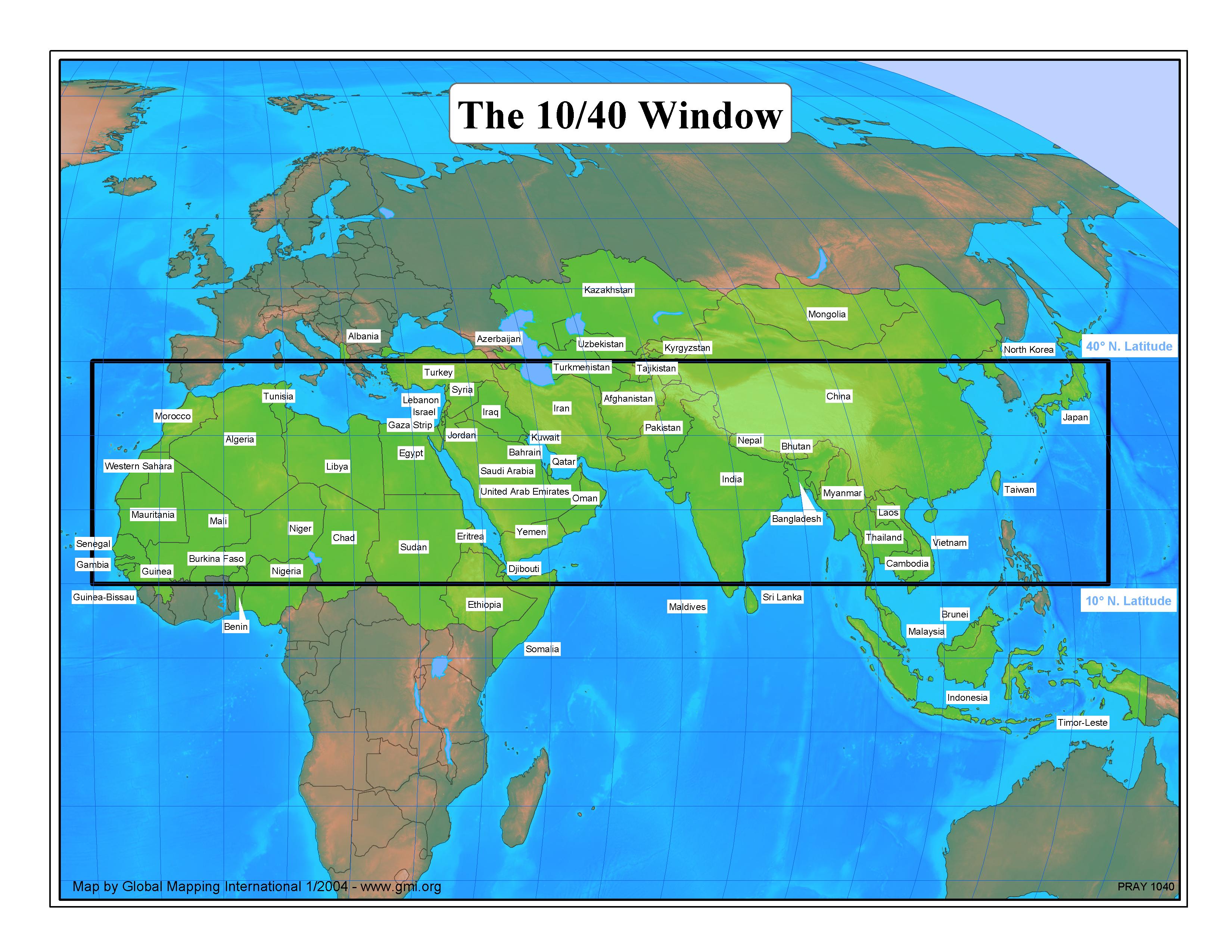 The 10 40 Window MissionInfobank Research Resources From And For The 10 40 Window MissionInfobank Research Resources From And For